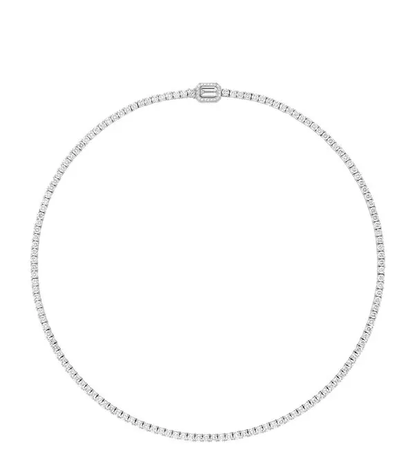 Boucheron White And Diamond Rivière Vendôme Necklace - Gold