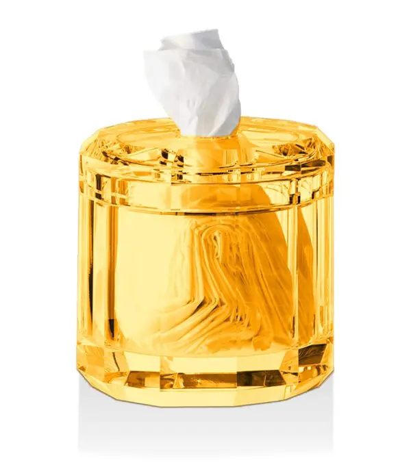 DECOR WALTHER Kristall Tissue Box - Orange