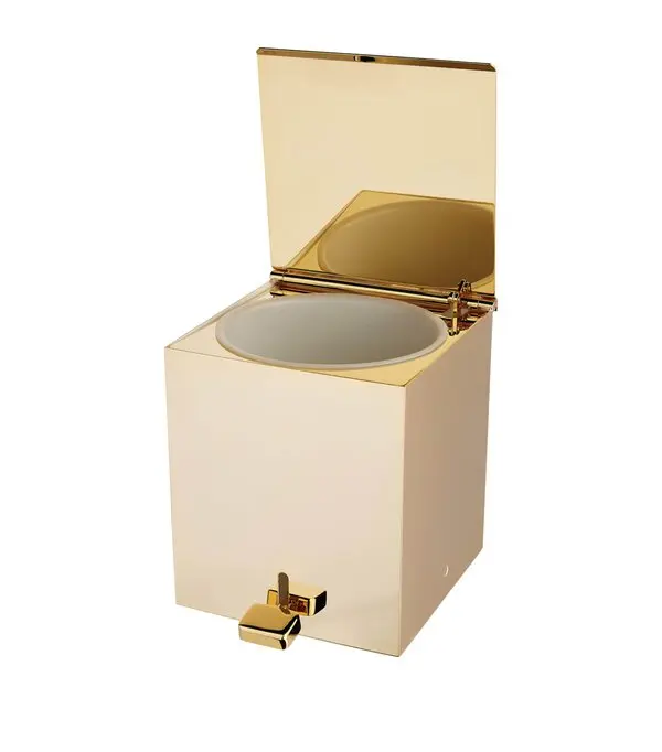 ZODIAC Plated Square Pedal Bin