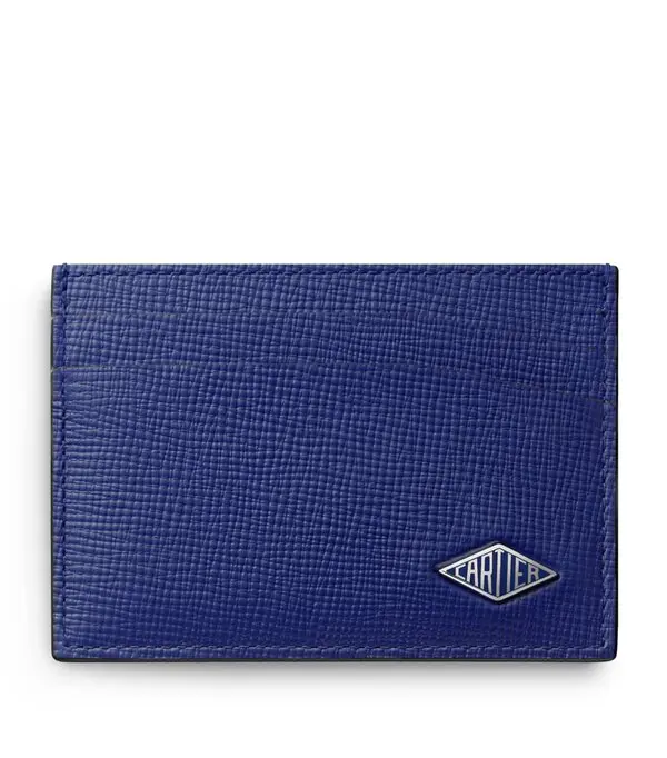 Cartier Leather Losange Double Card Holder - Black
