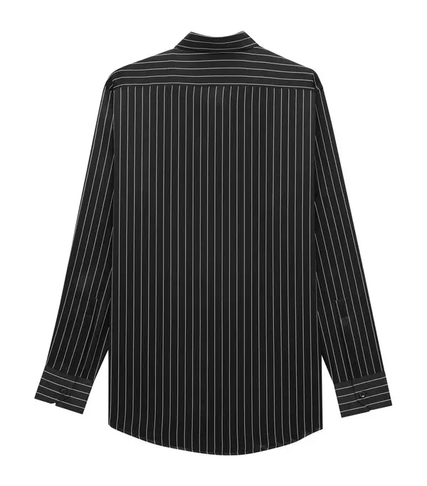 Saint Laurent Silk Pinstripe Shirt