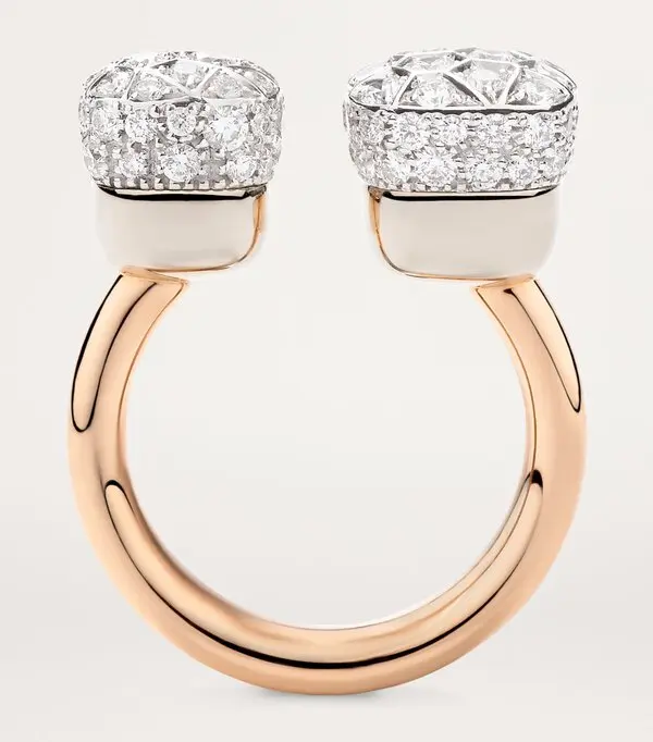 Pomellato Mixed Gold Nudo Ring