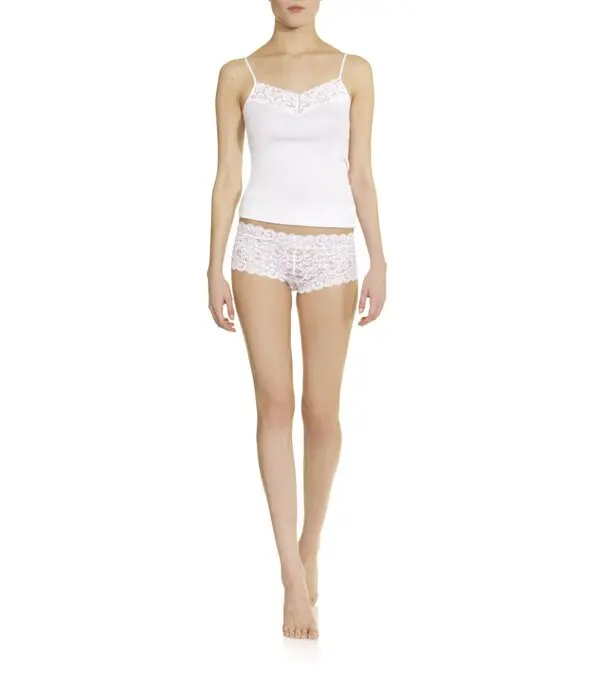 Hanro Moments Lace Short - White