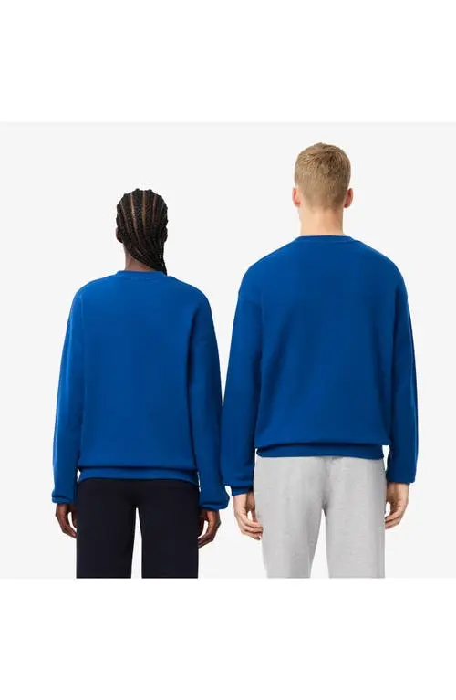 Lacoste Loose Fit Cotton French Terry Sweatshirt