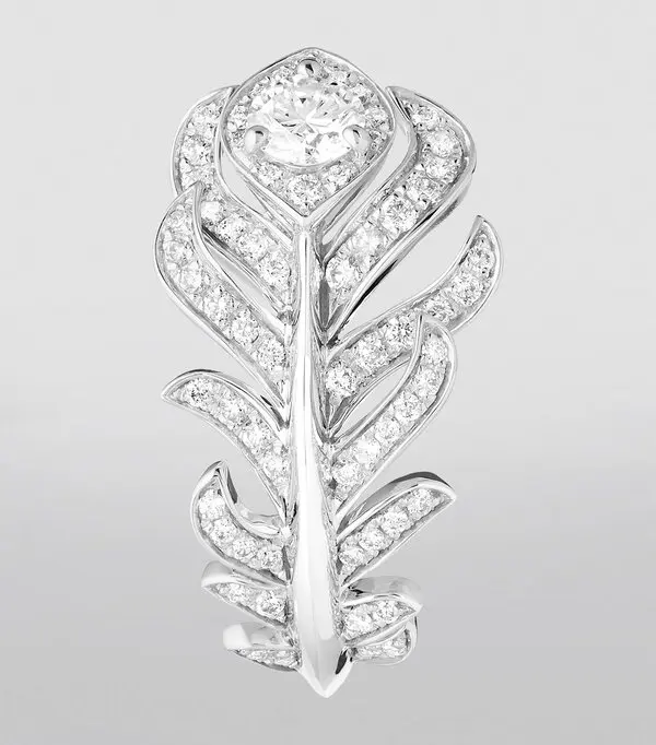Boucheron Plume De Paon Diamond Ring