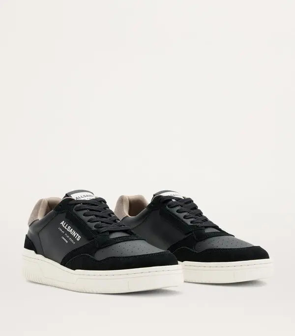 ALLSAINTS Regan Leather Sneakers - Black