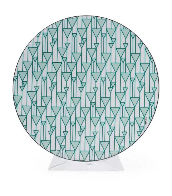 Prada Vienna Charger Plate - Green