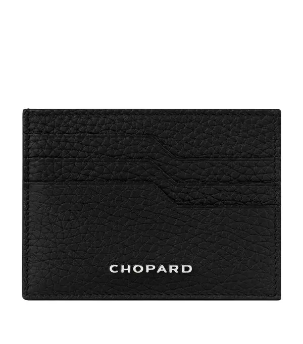 Chopard Small Leather Heritage Card Holder - Black