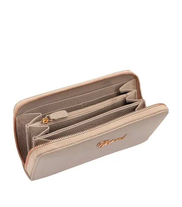 Chopard Leather Classic Zip-around Wallet