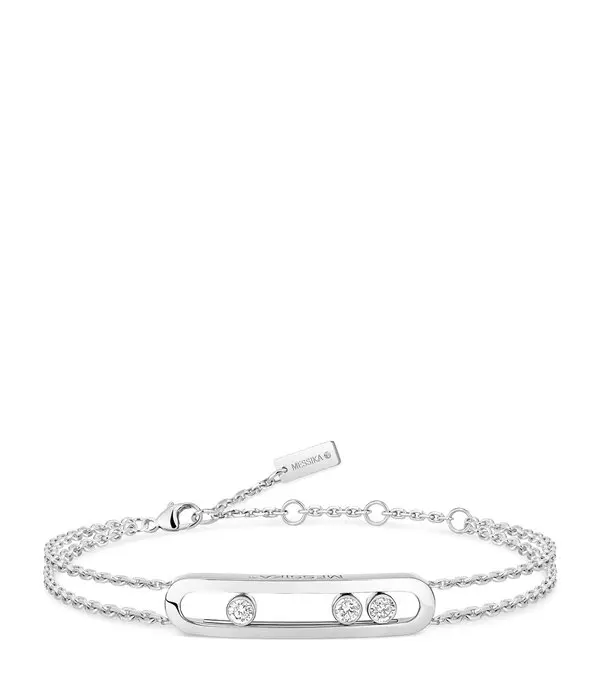 Messika Move Classique Diamond Bracelet - Silver