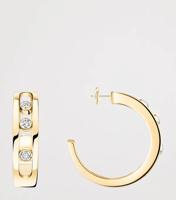 Messika Move Classique Diamond Hoop Earrings