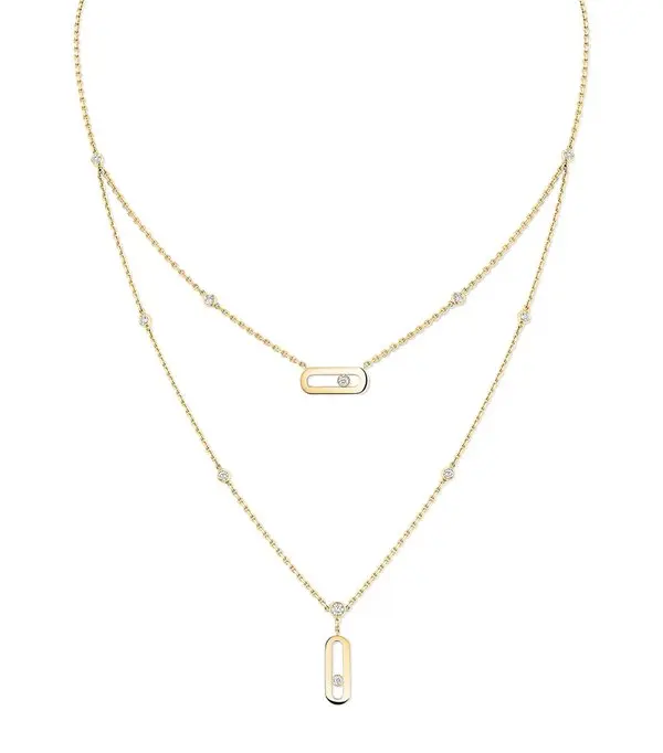 Messika Move Uno Diamond Necklace - Gold