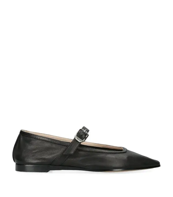 Le Monde Beryl Leather Mary Jane Ballet Flats