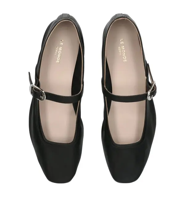 Le Monde Beryl Leather Mary Jane Ballet Flats