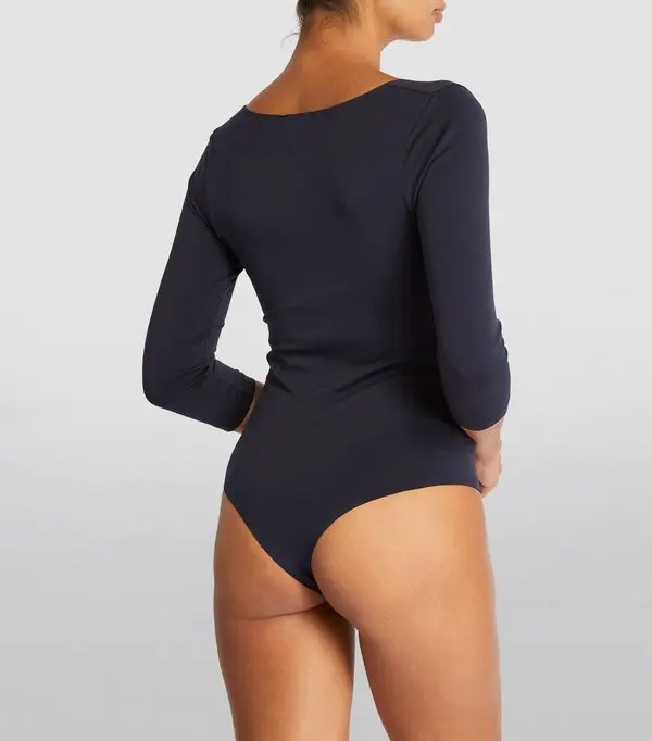 Falke Cotton-blend String Bodysuit
