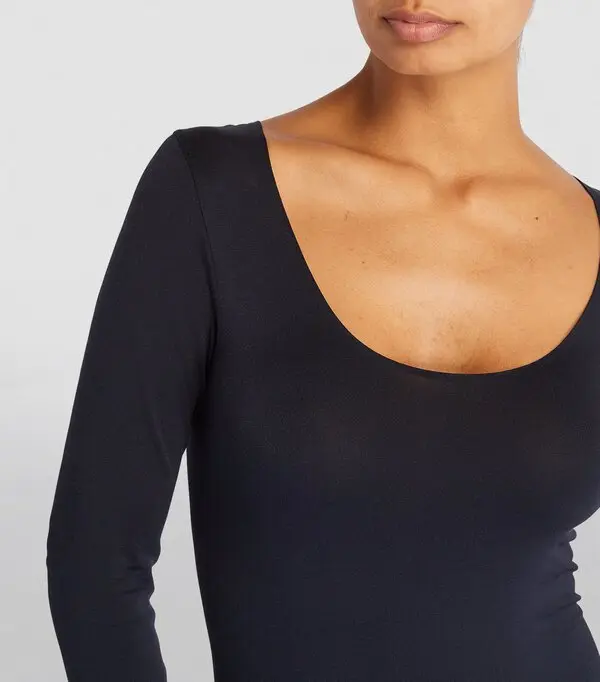 Falke Cotton-blend String Bodysuit