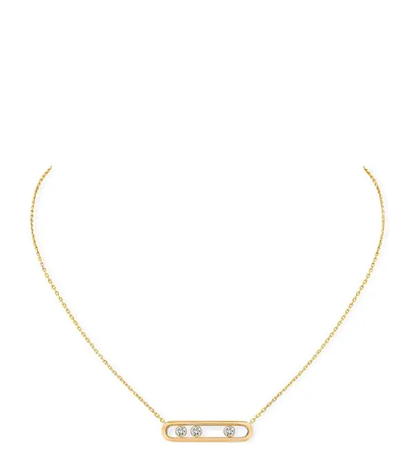 Messika Move Classique Diamond Necklace - Gold