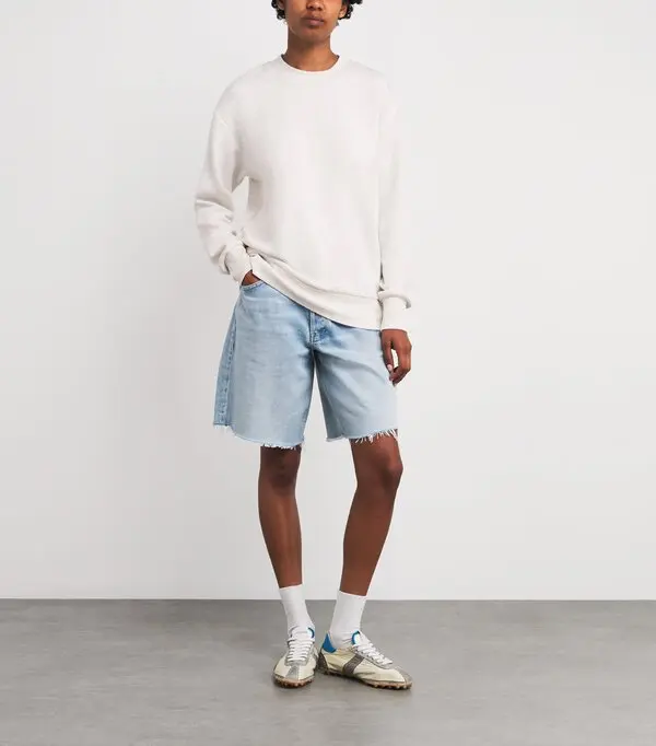 Varley Doublesoft Gabriella Sweatshirt With Side Zips - Ivory
