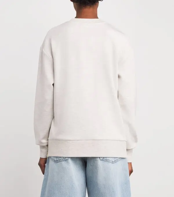 Varley Doublesoft Gabriella Sweatshirt With Side Zips - Ivory