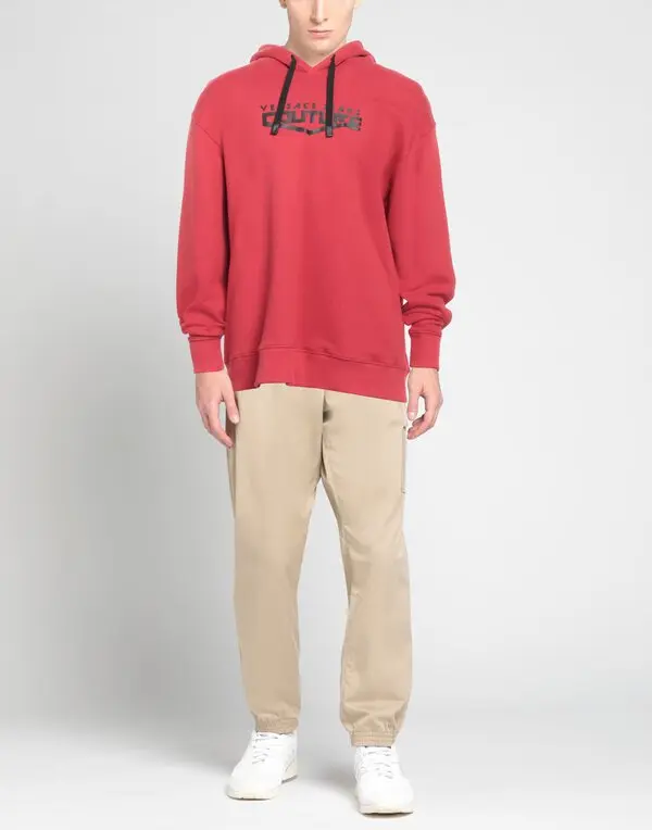 Versace Fleece Hoodie In Red 74% Off Editorialist