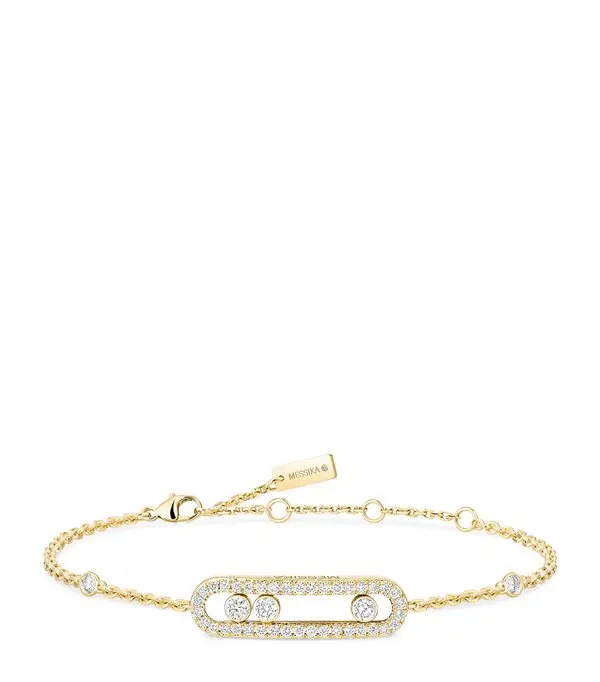 Messika Move Classique Diamond Baby Bracelet - Gold