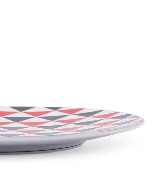 Prada Triangles Charger Plate