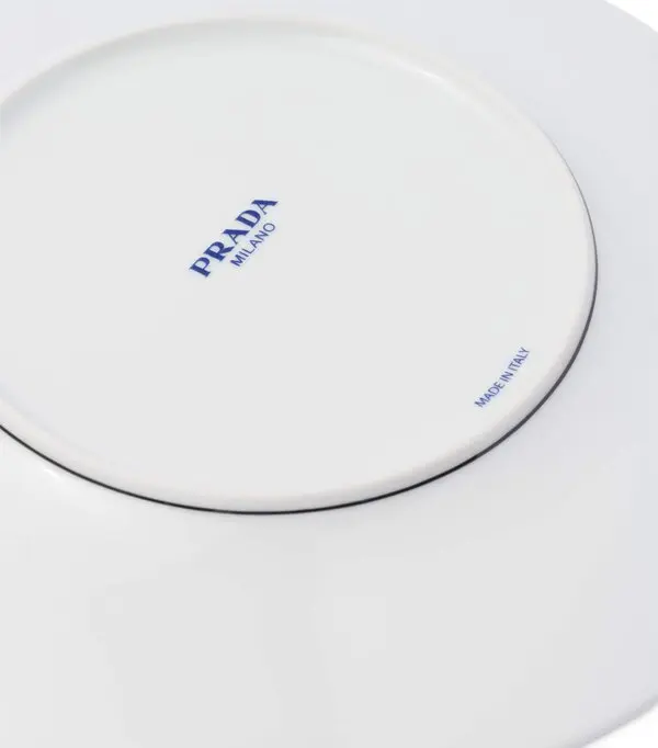 Prada Triangles Charger Plate