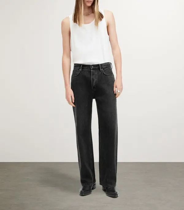 ALLSAINTS Lenny Flare Jeans - Black