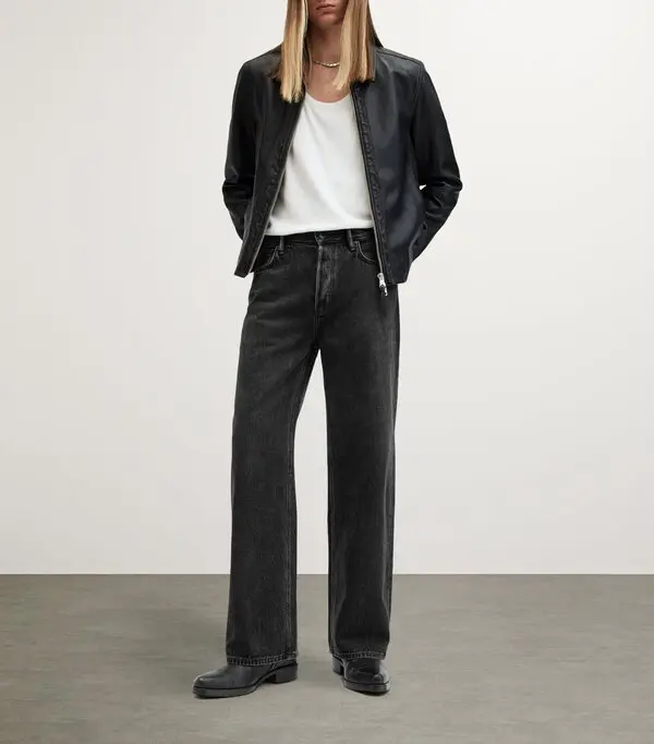 ALLSAINTS Lenny Flare Jeans - Black