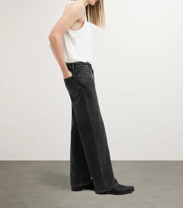 ALLSAINTS Lenny Flare Jeans - Black