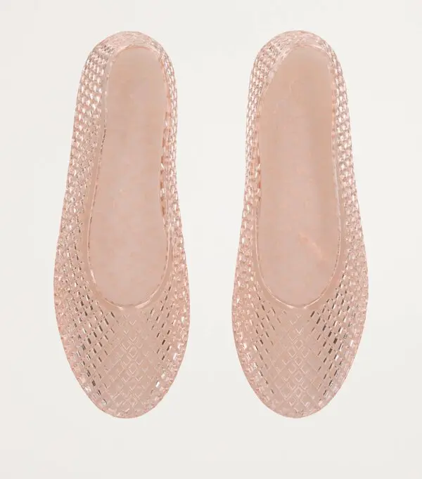 ANCIENT GREEK SANDALS Jelly Ballet Flats - Beige