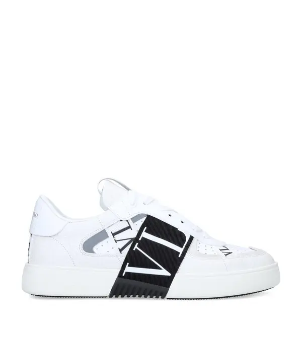 Valentino Garavani Vl7n Leather Sneakers - White