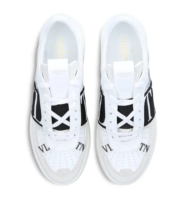 Valentino Garavani Vl7n Leather Sneakers - White