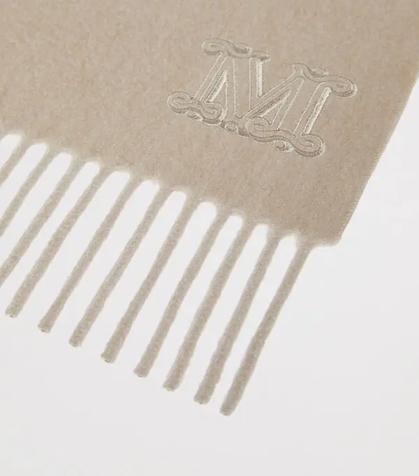 Max Mara Cashmere Square Scarf - Beige