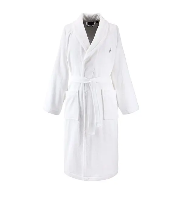 Ralph Lauren Polo Player Bath Robe - White