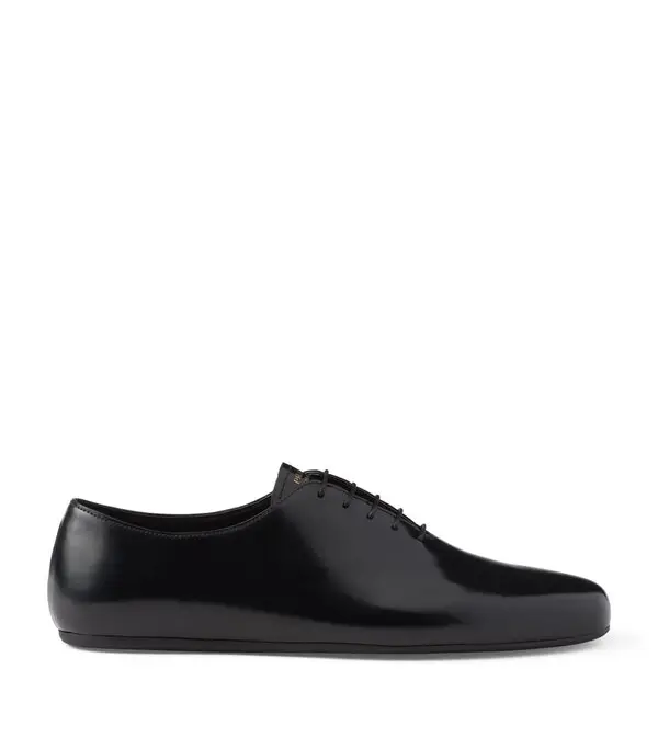 Prada Wholecut Leather Oxford Shoes
