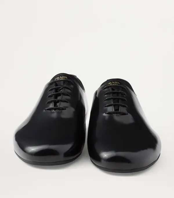 Prada Wholecut Leather Oxford Shoes