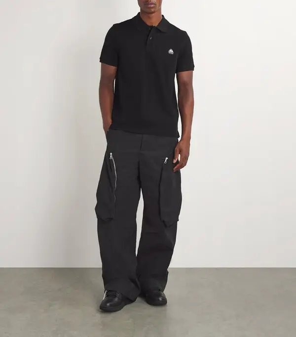 Moose Knuckles Logo Polo Shirt