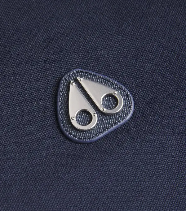 Moose Knuckles Logo Polo Shirt - Navy