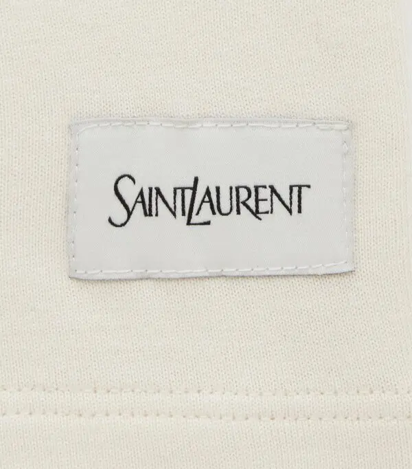 Saint Laurent Logo-patch T-shirt