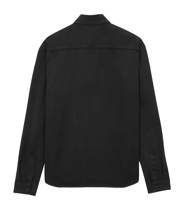 Saint Laurent Cassandre Denim Shirt - Grey