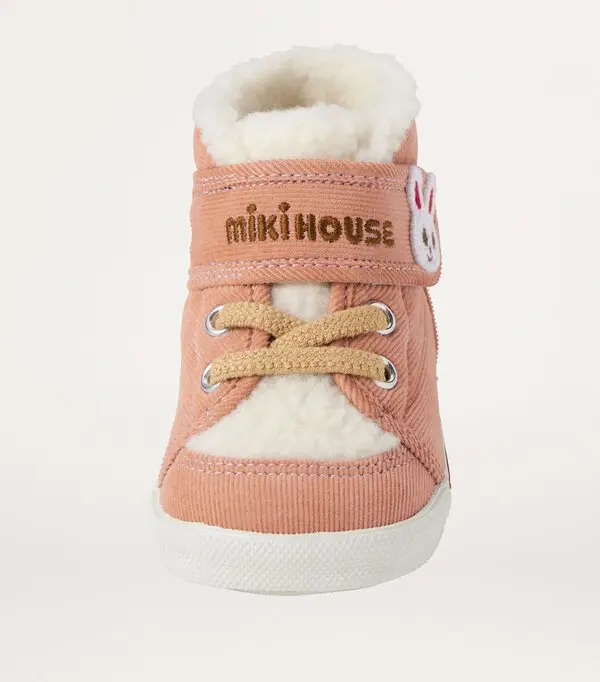 MIKI HOUSE Corduroy Usako Boots
