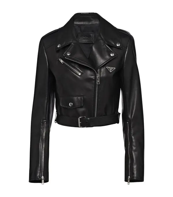 Prada Leather Biker Jacket