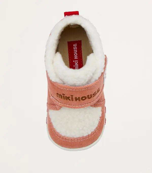 MIKI HOUSE Corduroy Chieco Booties