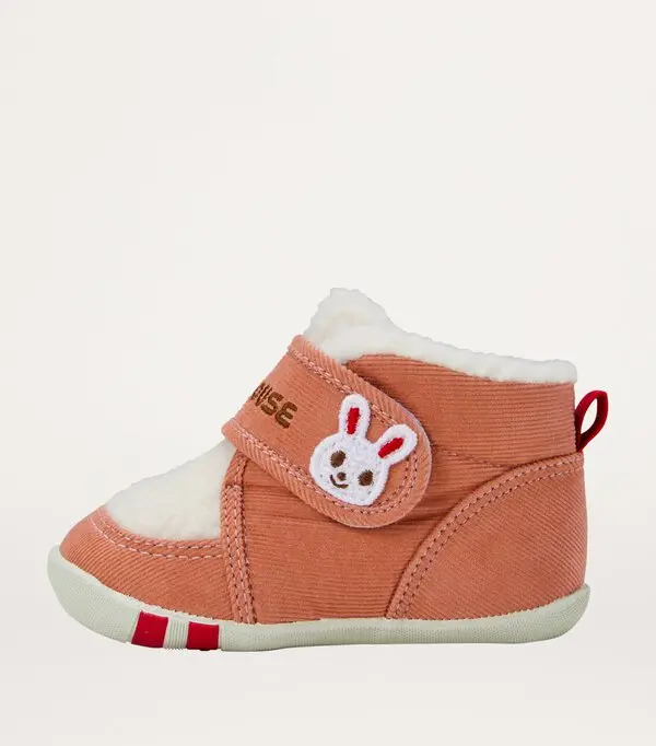 MIKI HOUSE Corduroy Chieco Booties