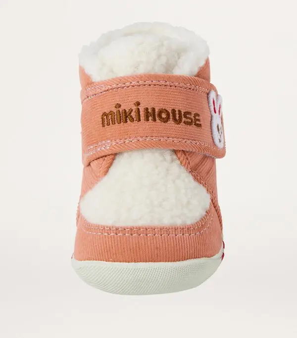 MIKI HOUSE Corduroy Chieco Booties