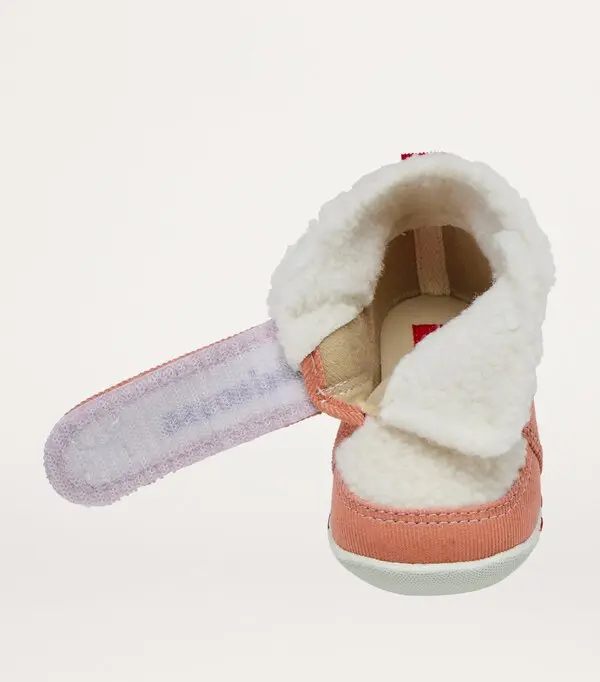MIKI HOUSE Corduroy Chieco Booties
