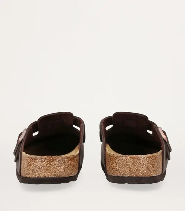 BIRKENSTOCK Leather Boston Clogs