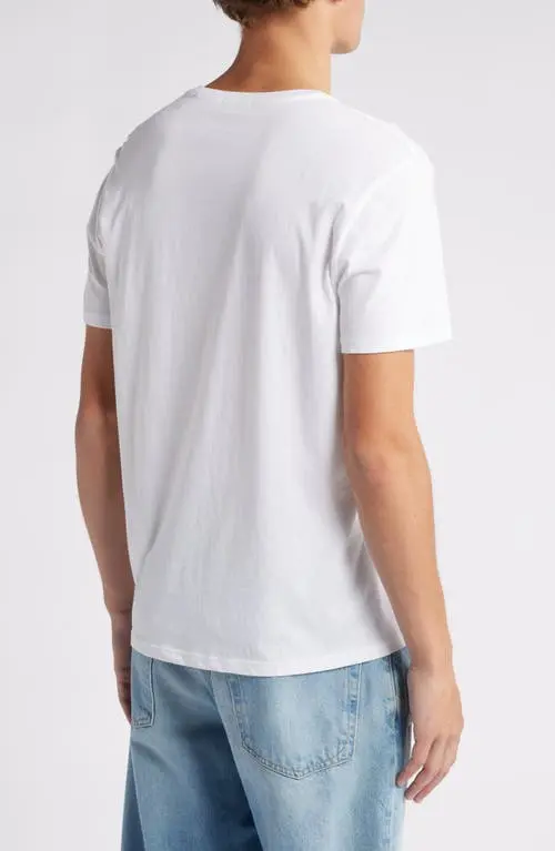 ATM Anthony Thomas Melillo V-neck Cotton T-shirt - White