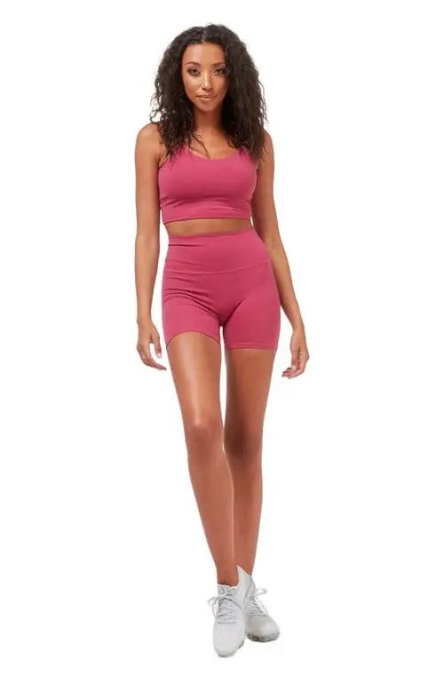 REBODY Hybrid High-waisted Shorts - Fuschia
